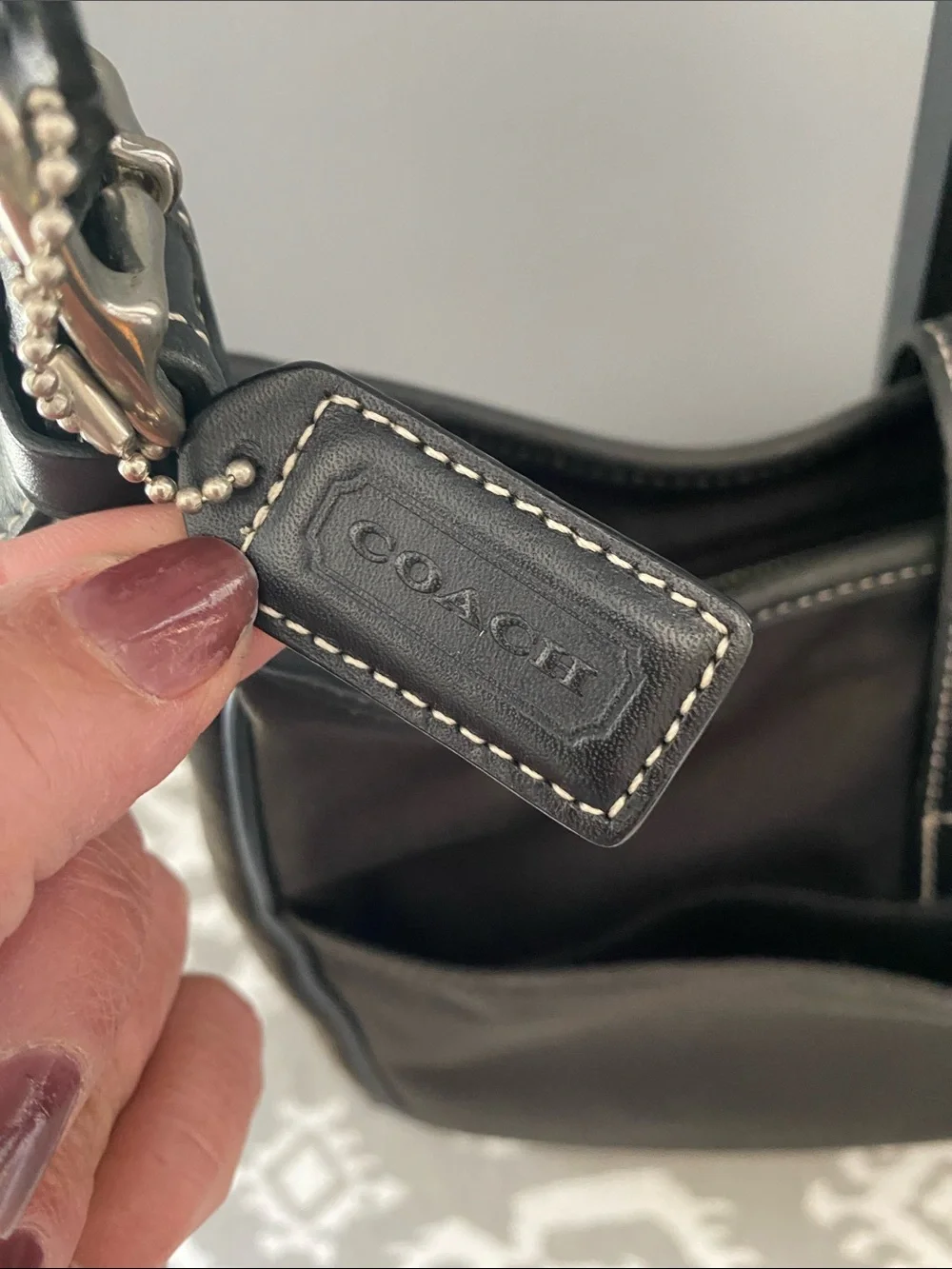 Coach | Bags | Coach Hampton Black Hobo Shoulder Bag | Poshmark